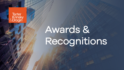 Tarter Krinsky & Drogin Named One of New York City's Best Places To ...